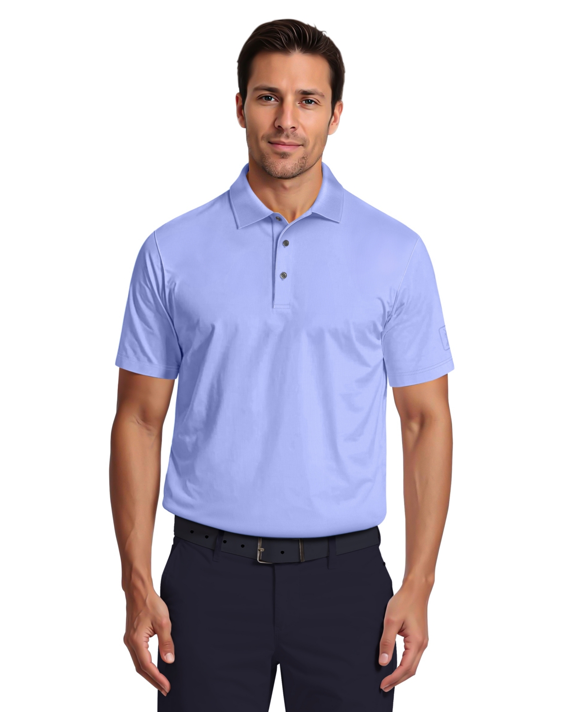 Click here for Pga Tour Mens Airflux Solid Mesh Short Sleeve Golf... prices