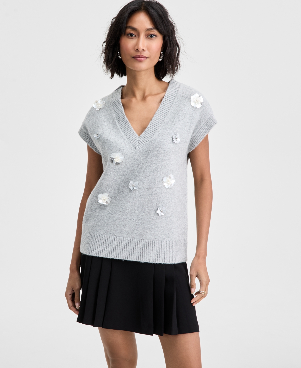 Click here for On 34th Womens Embellished Sweater Vest  Macys Exc... prices