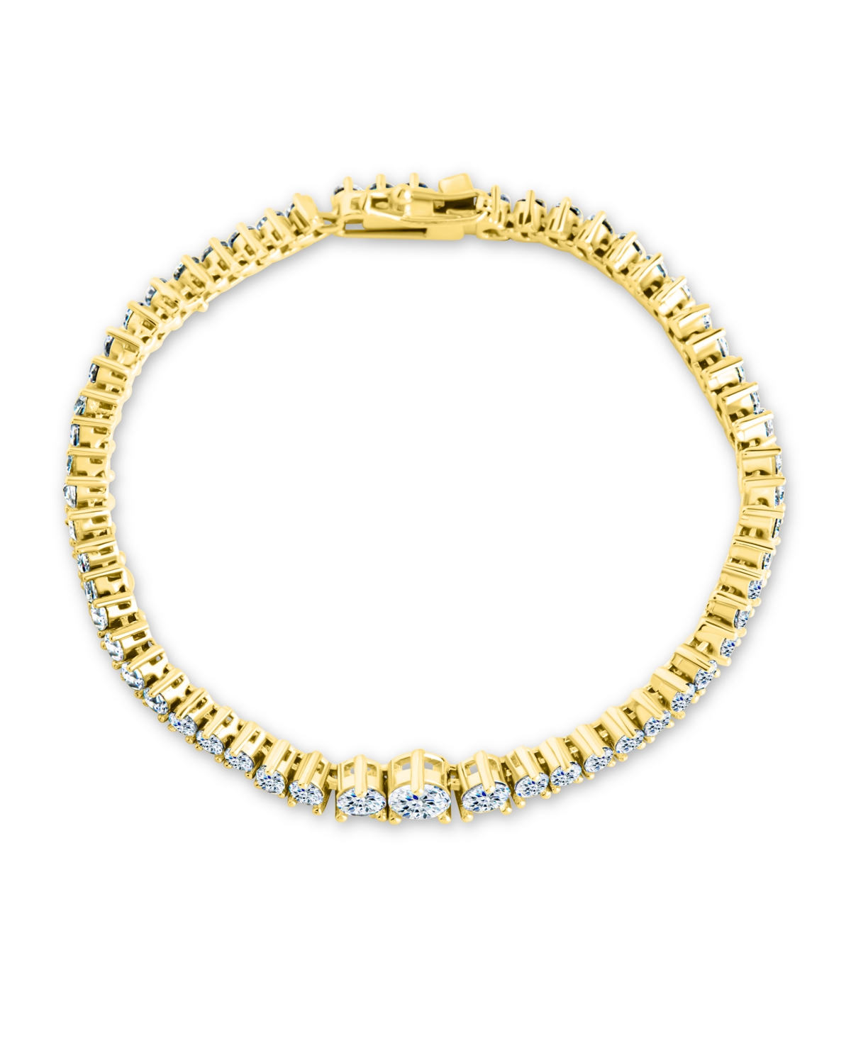 Click here for Sterling Forever Tatum Cubic Zirconia Tennis Brace... prices