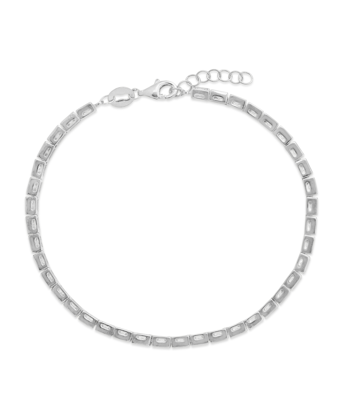 Click here for Sterling Forever Christina Square Cubic Zirconia T... prices