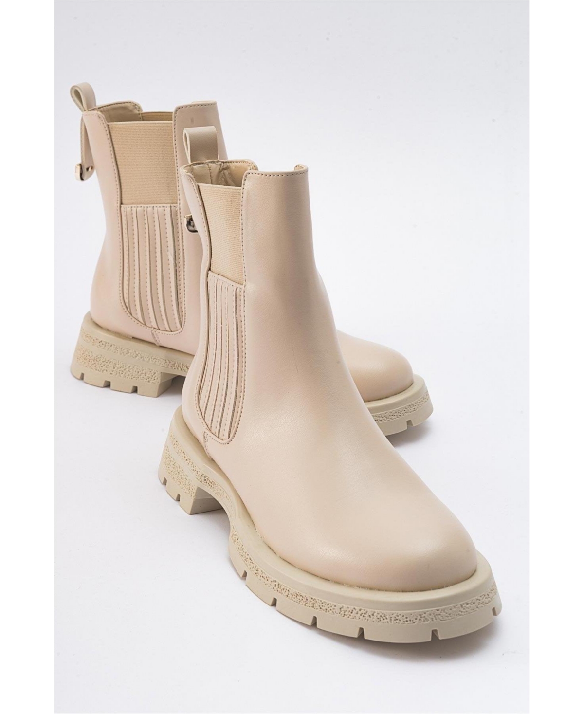 Click here for Prologue Shoes Sofia Chelsea Boot (Women) - Beige... prices