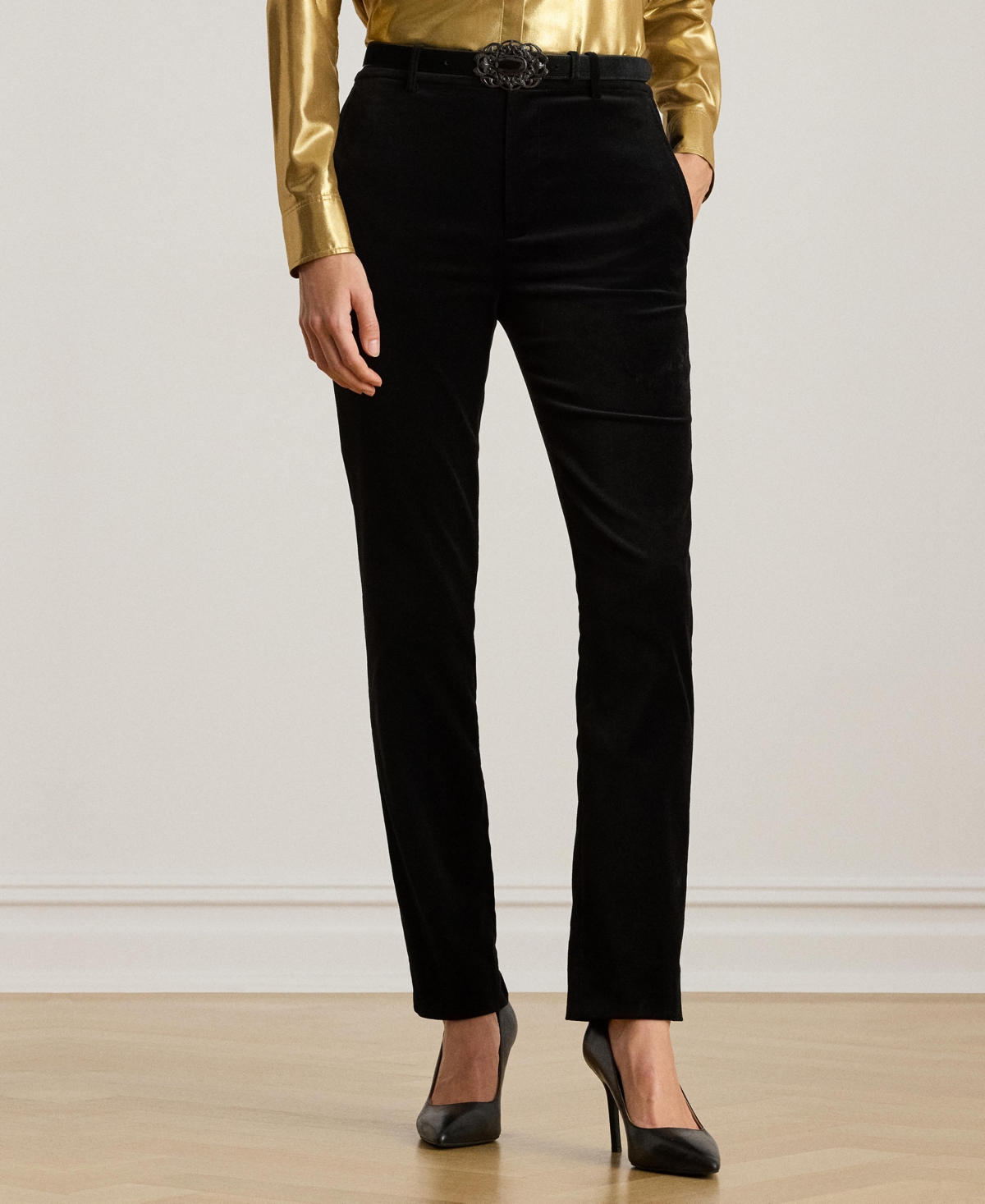 Click here for Lauren Ralph Lauren Womens Slim Fit Ankle Pants -... prices