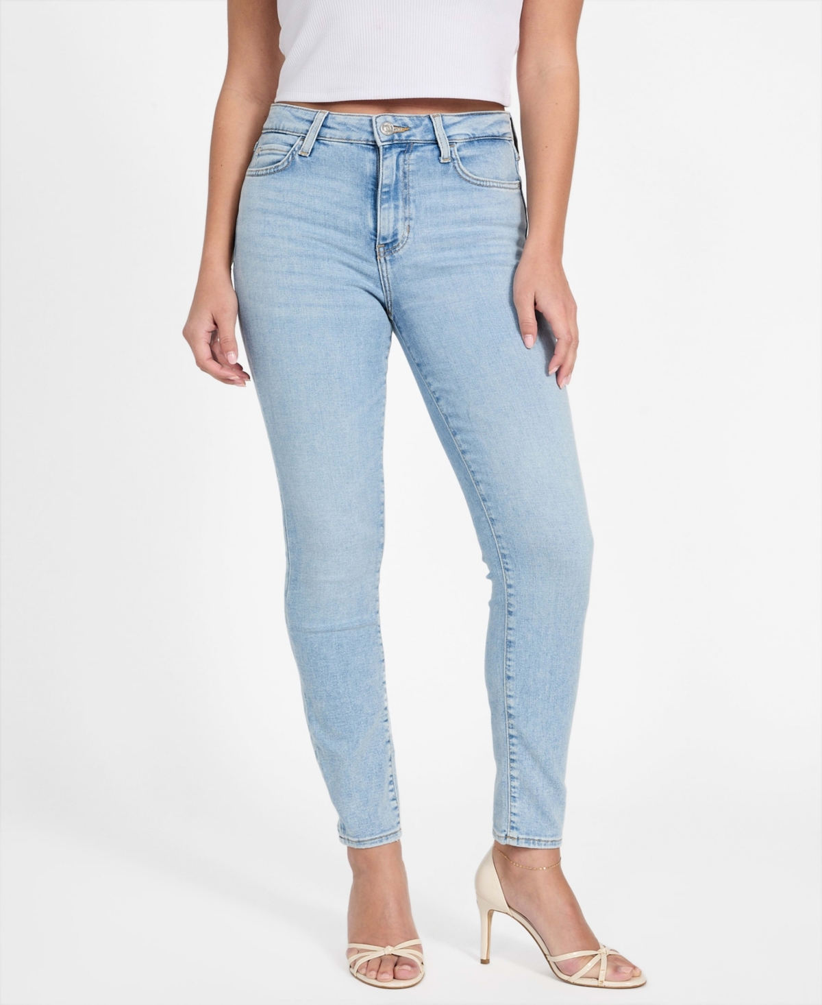 Click here for Guess Womens 1981 Skinny Jeans - Lagoon Light prices