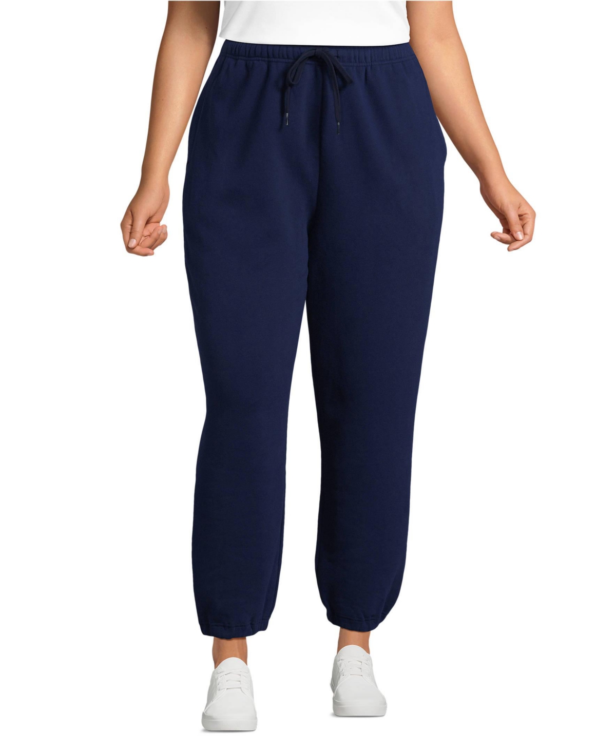 Click here for Lands End Womens Serious Sweats High Rise Jogger P... prices