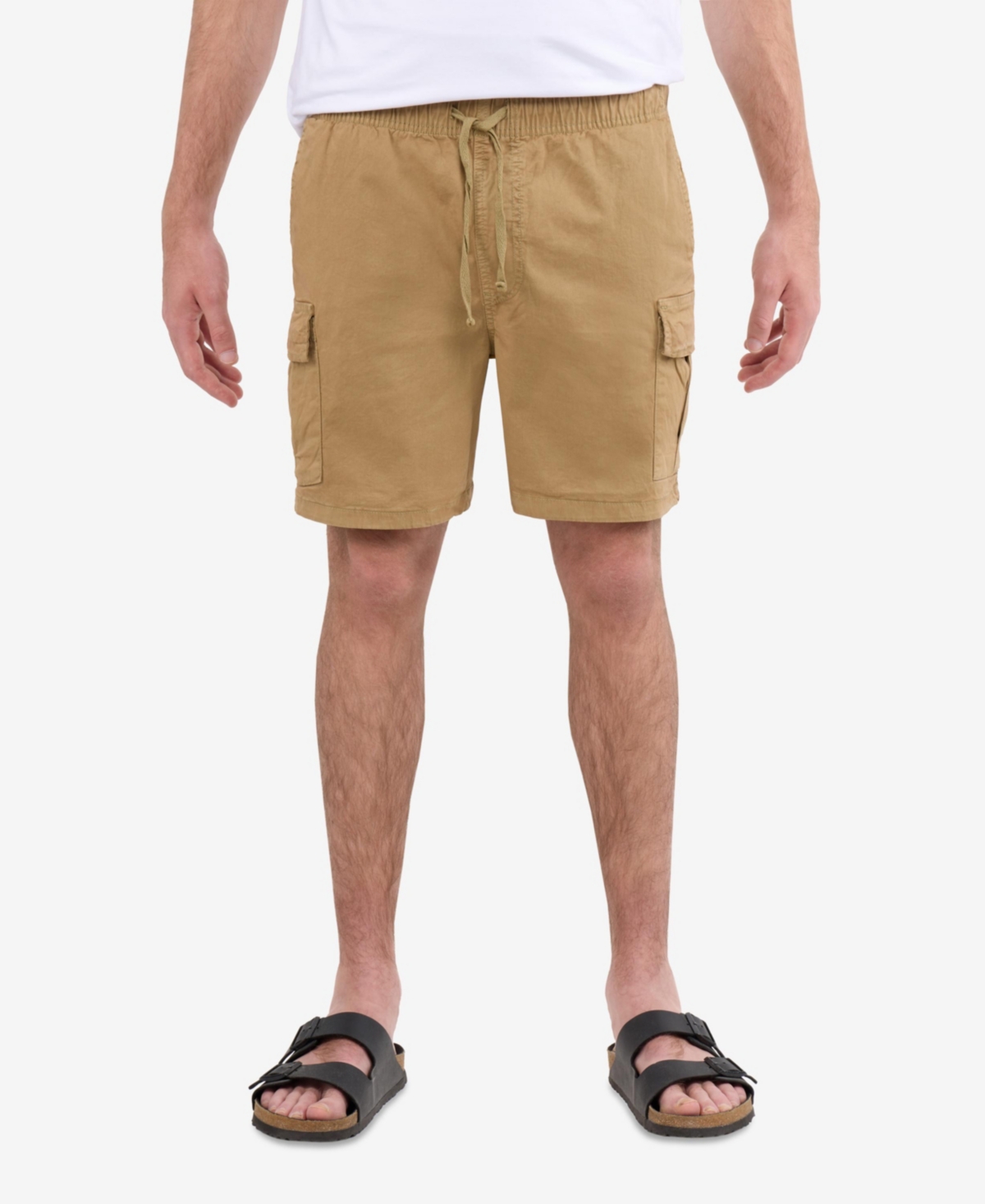 Click here for Xray Mens 6 Inches Elastic Pull On Waistband Twill... prices