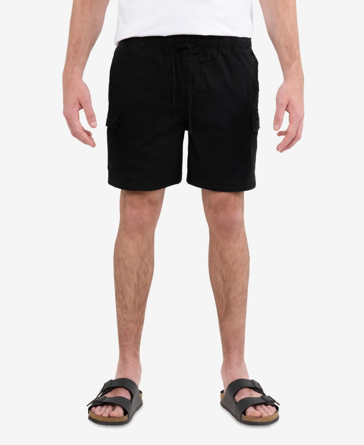 Click here for Xray Mens 6 Inches Elastic Pull On Waistband Twill... prices