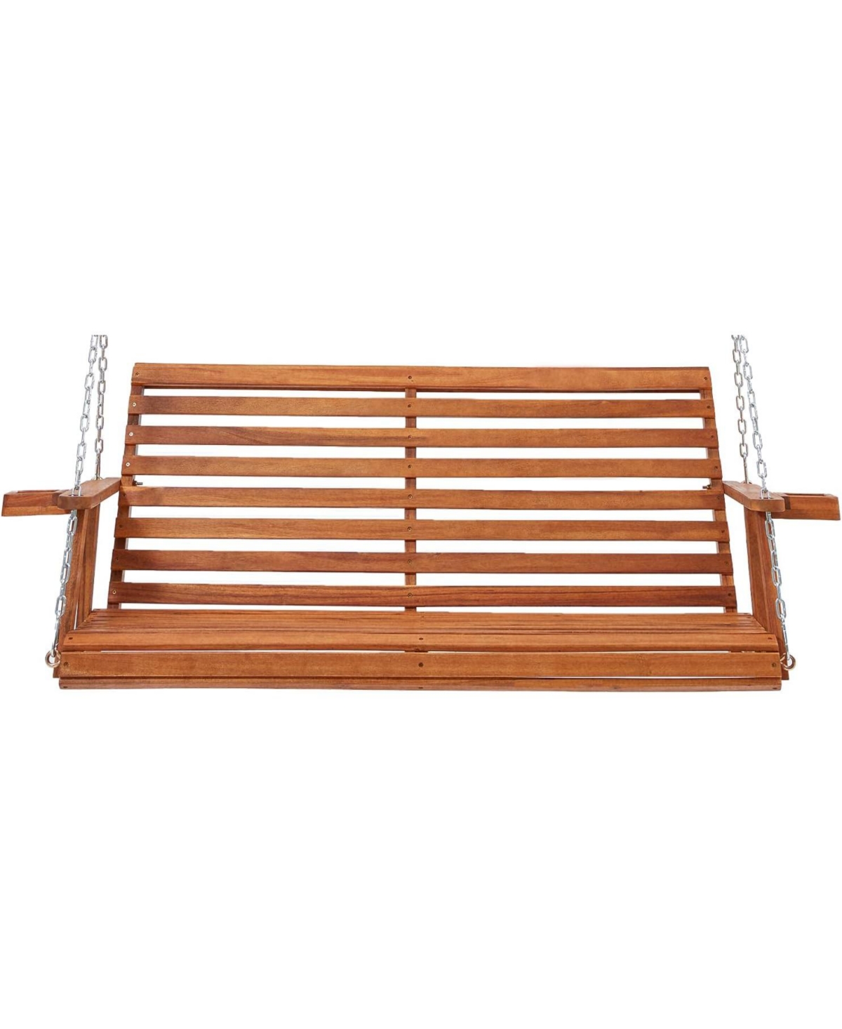 Click here for Aecojoy Upgraded 2-3 Person Wooden Porch Swing - D... prices