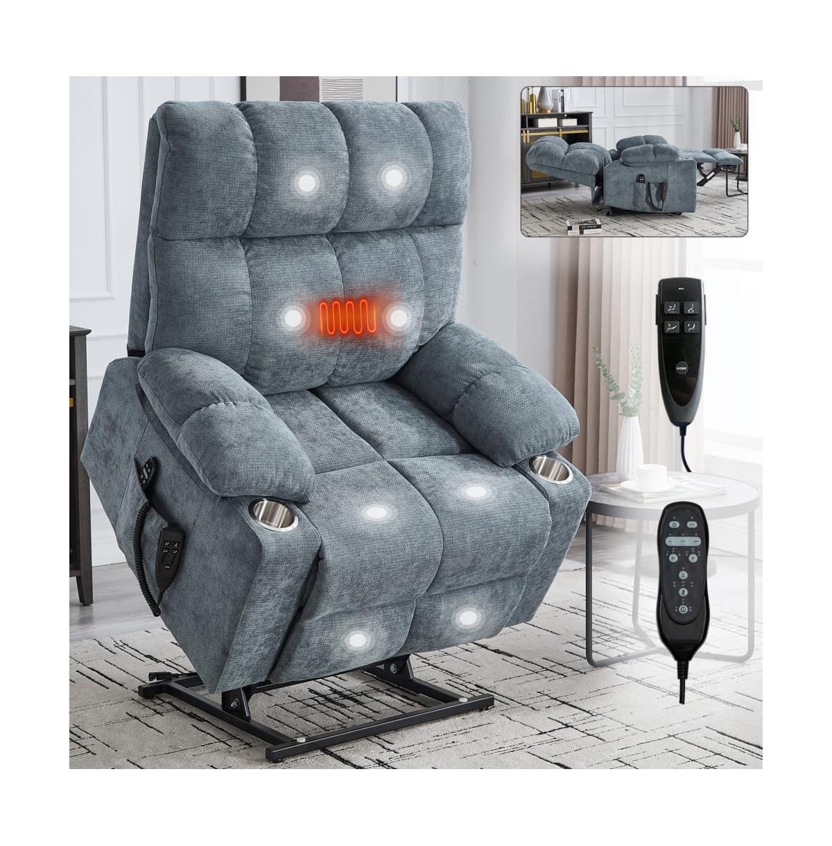 Click here for Heavy Duty Power Lift Recliner with Dual Motors  M... prices
