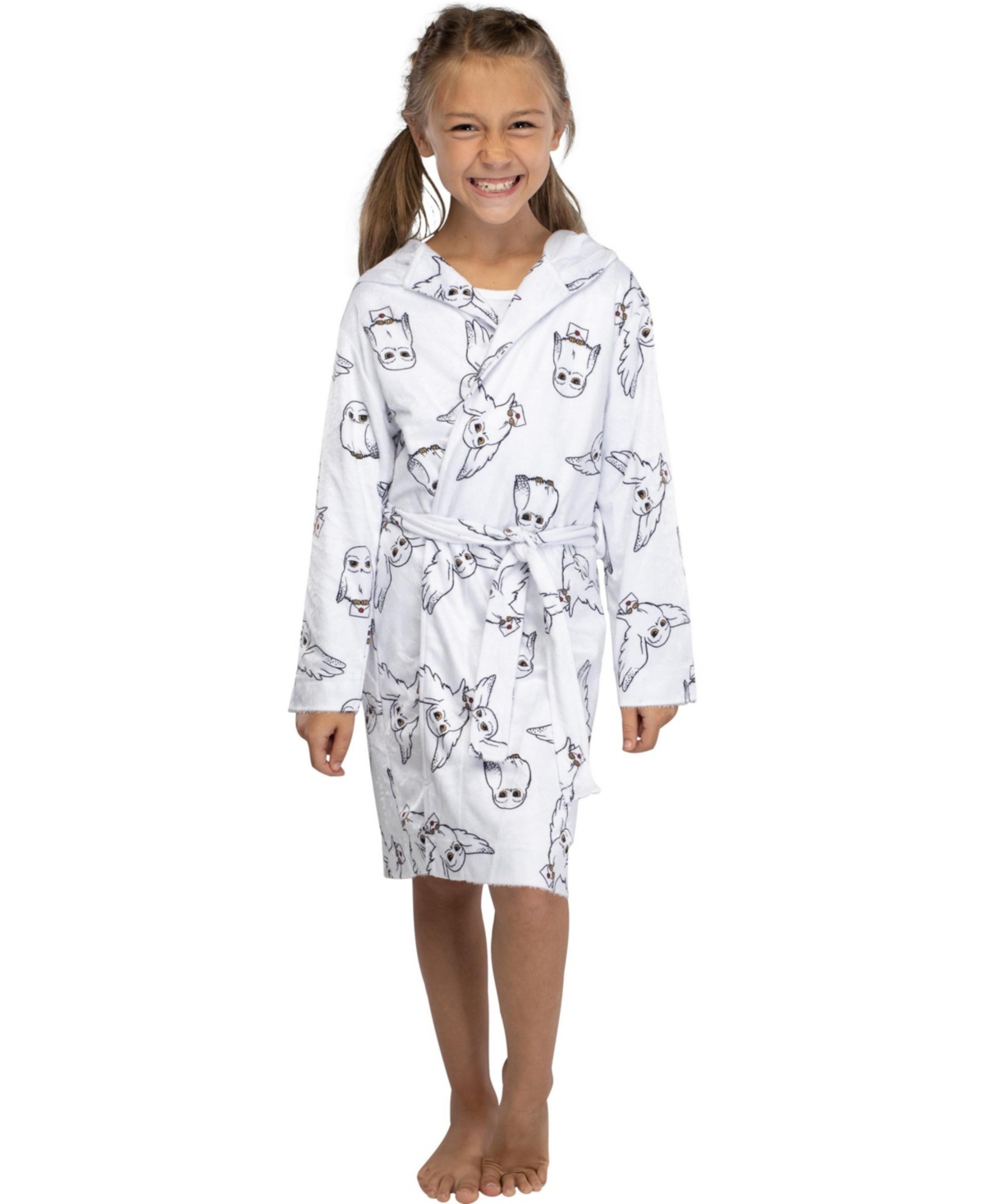 Click here for Harry Potter Girls Hedwig Owl All-Over Print Robe... prices