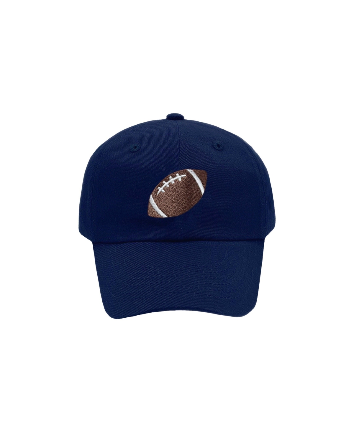 Click here for Bits & Bows Boys Football Baseball Hat in Navy - N... prices
