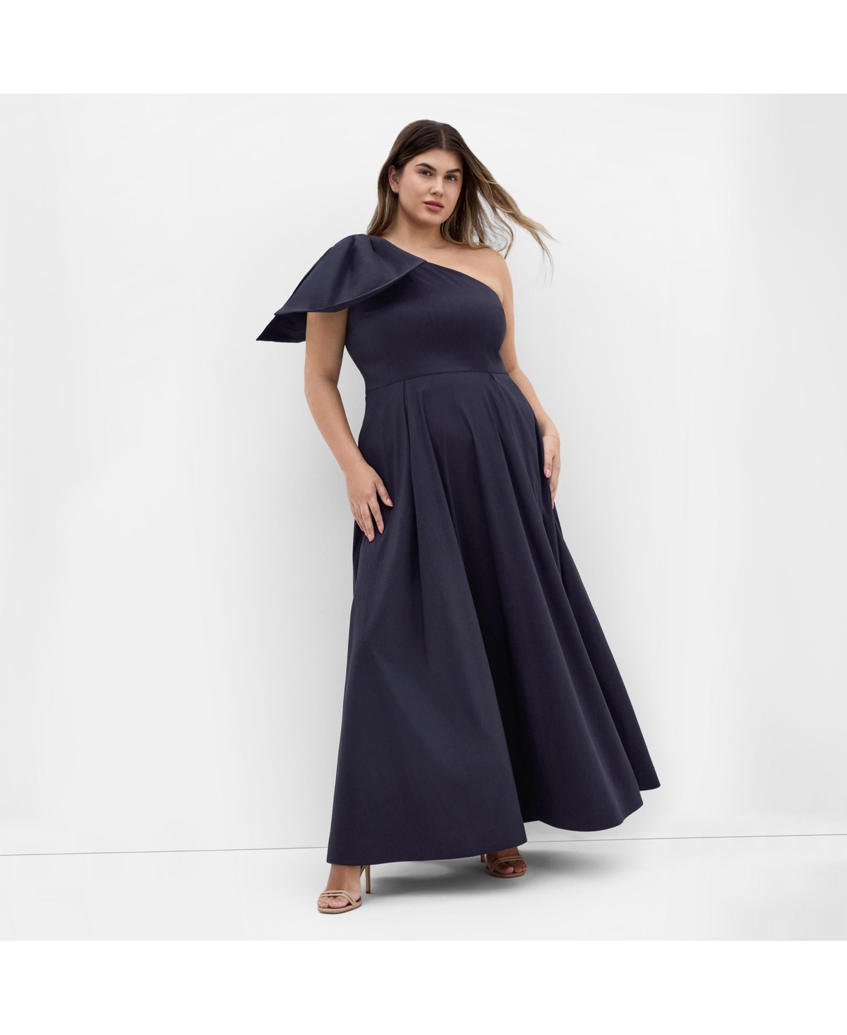 Click here for City Chic Plus Size Captivate Maxi Dress - Navy prices