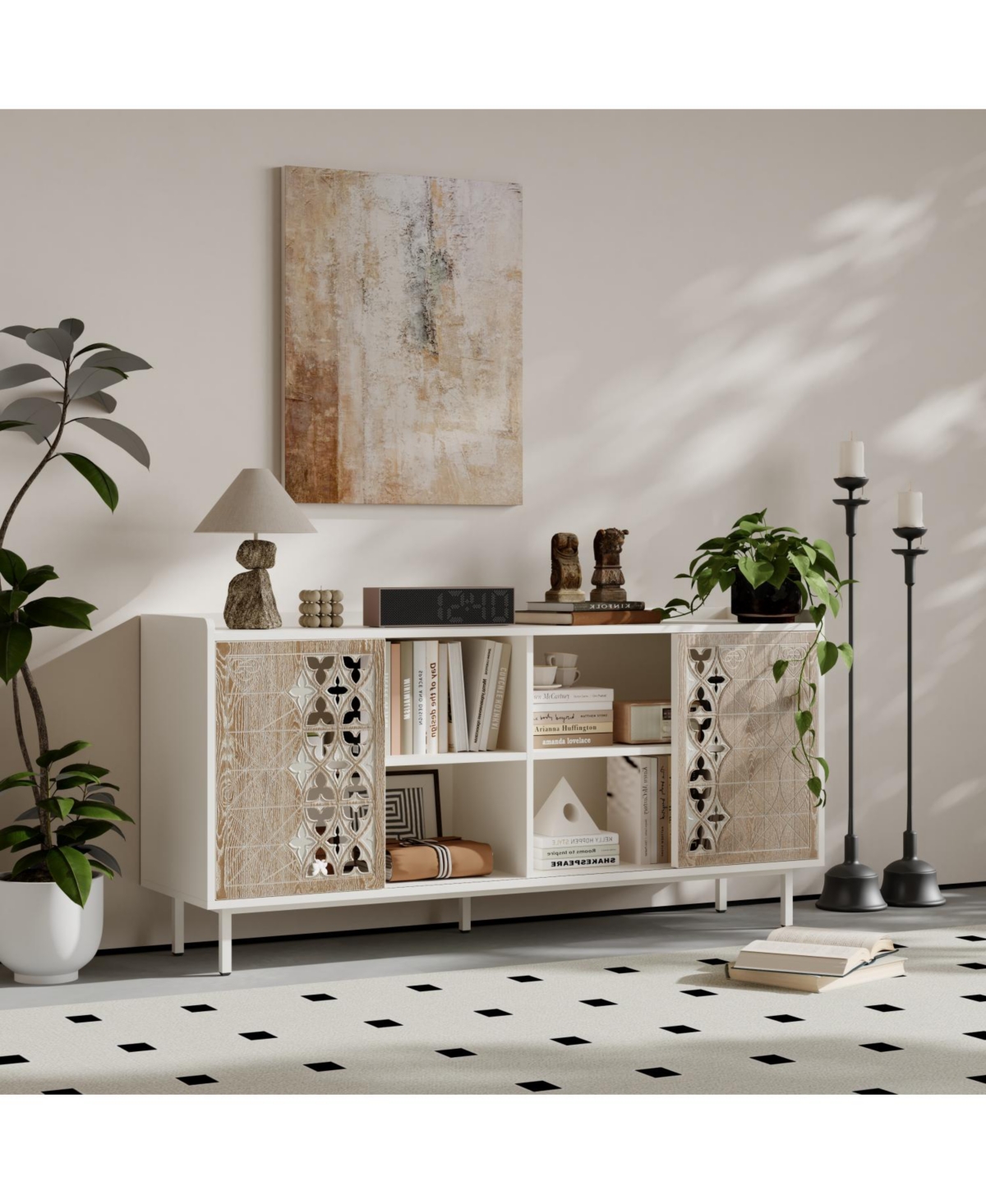 Click here for Streamdale Furniture Sicotas Mid Century Sideboard... prices