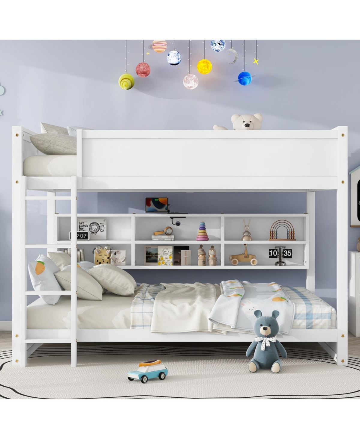Click here for Streamdale Furniture Queen Over Queen Bunk Bed wit... prices