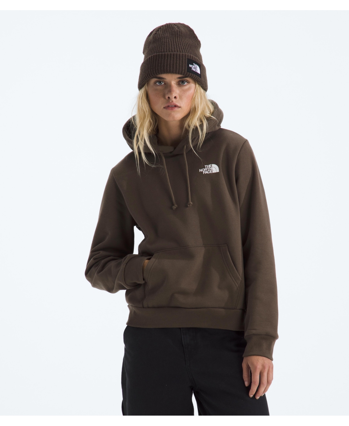 Click here for Womens Evolution Box Nse Hoodie - Smokey Brown prices