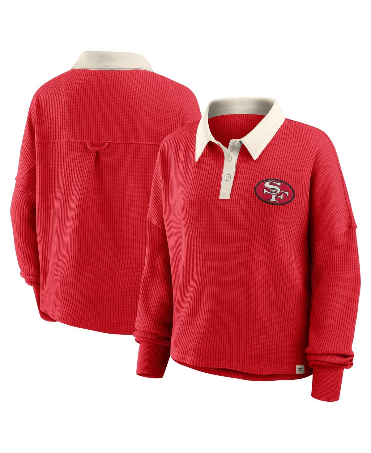 Click here for Fanatics Womens Scarlet San Francisco 49ers Oversi... prices