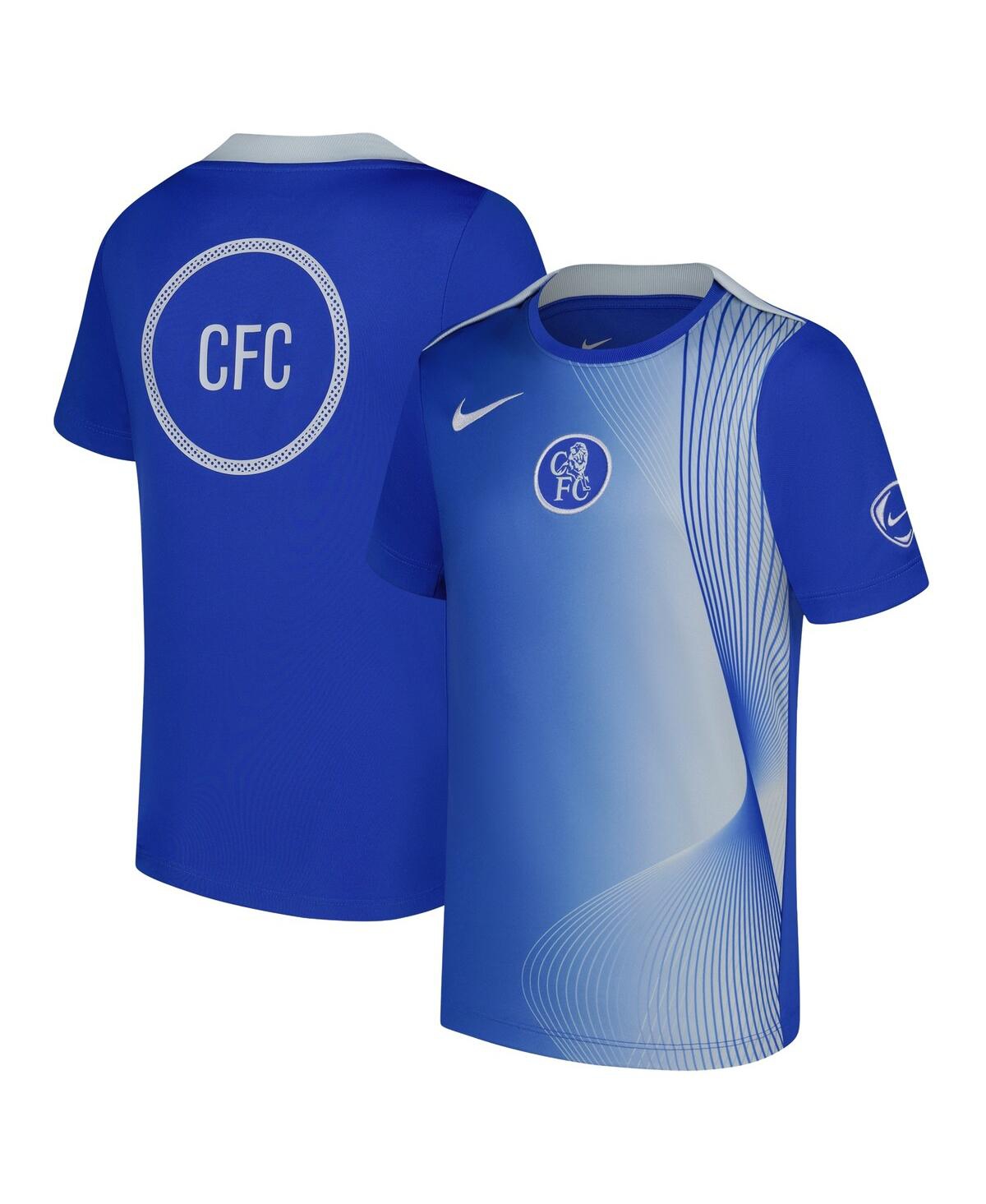Click here for Nike Big Boys and Girls Blue Chelsea 2025/26 Third... prices