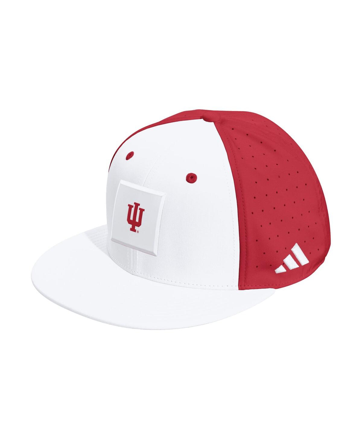 Click here for Adidas Mens and Womens White/Crimson Indiana Hoosi... prices