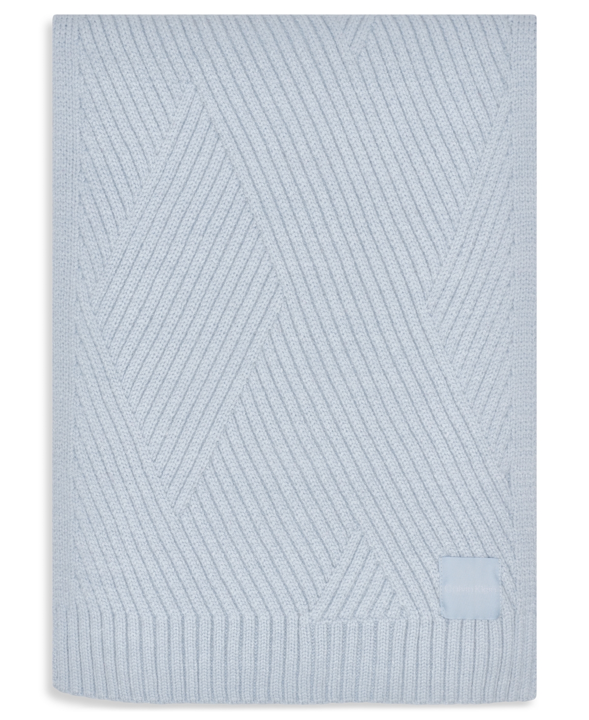 Click here for Calvin Klein Modern Bias Rib Scarf - Xenon Blue prices