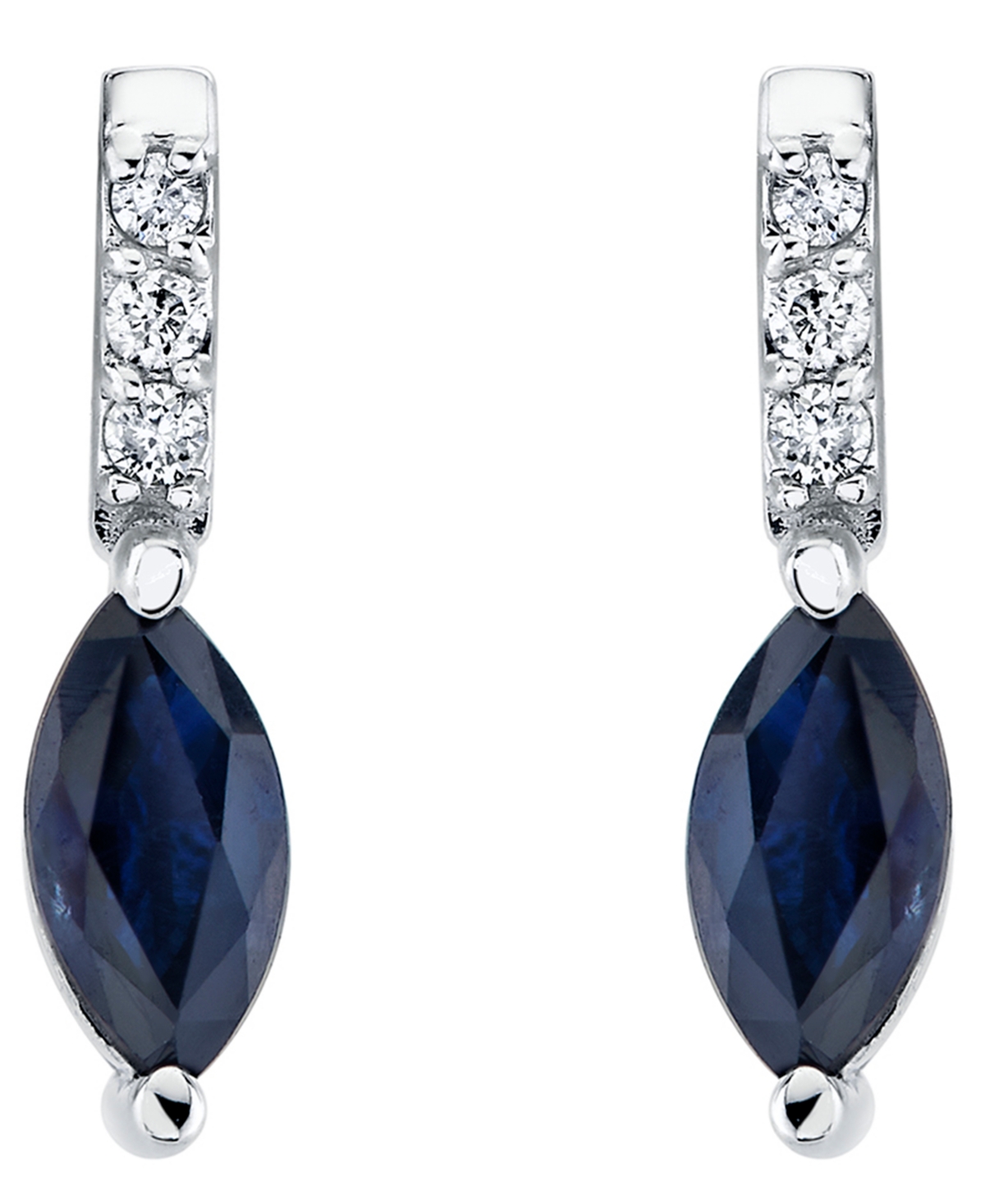 Click here for Macys Sapphire Stud Earrings (3/4 ct. t.w.) in 10k... prices