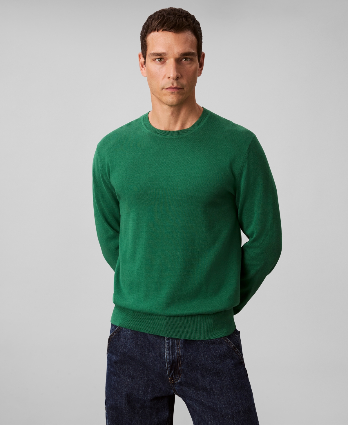 Click here for Calvin Klein Mens Supima Crewneck Sweater - Verdan... prices