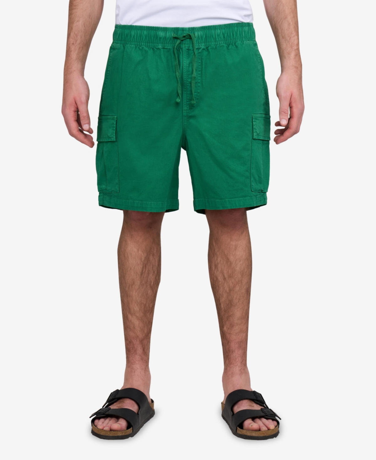 Click here for Xray Mens 6 Inches Elastic Pull On Waistband Twill... prices