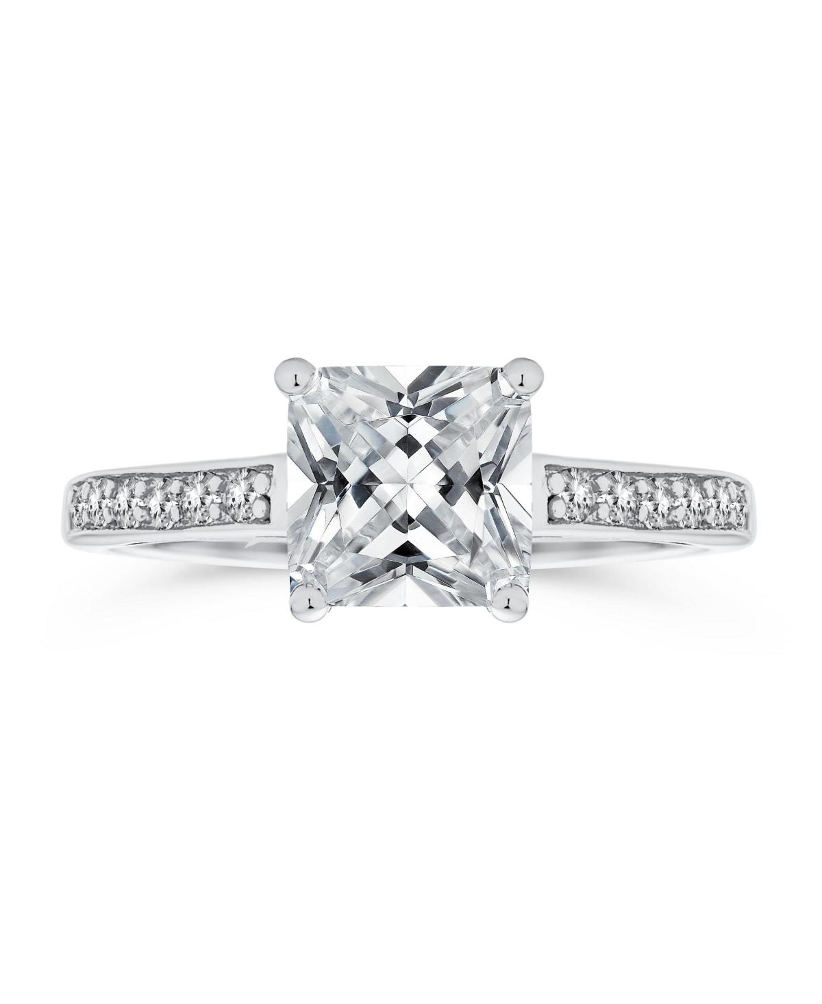 Click here for Bling Jewelry Classic 2.5CT Cz Square Princess Cut... prices