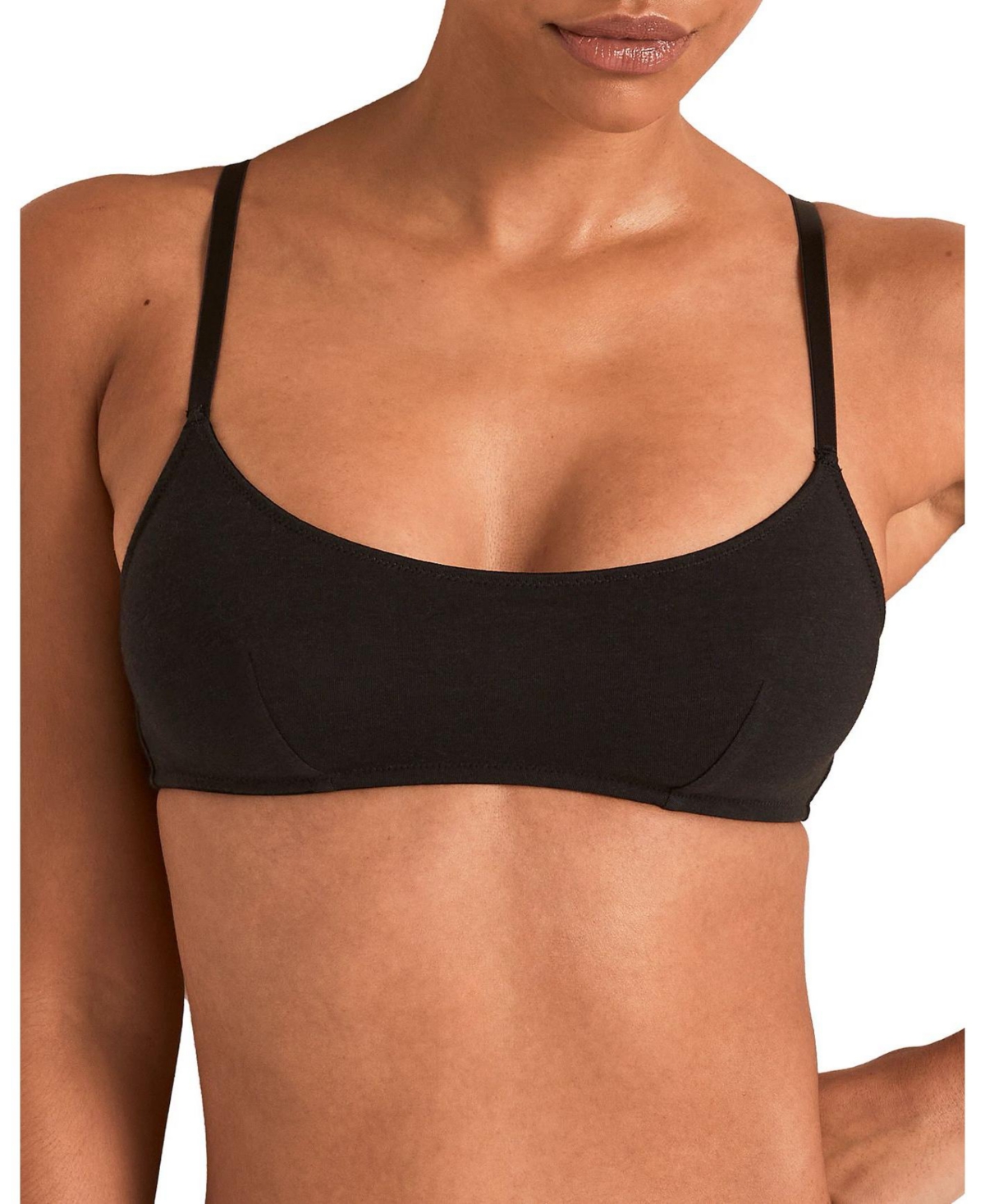 Click here for Adore Me Jersey Womens Unlined Bralette Bra - Blac... prices