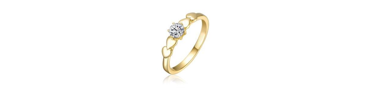 Click here for Rachel Glauber 14K Gold Plated with Clear Cubic Zi... prices
