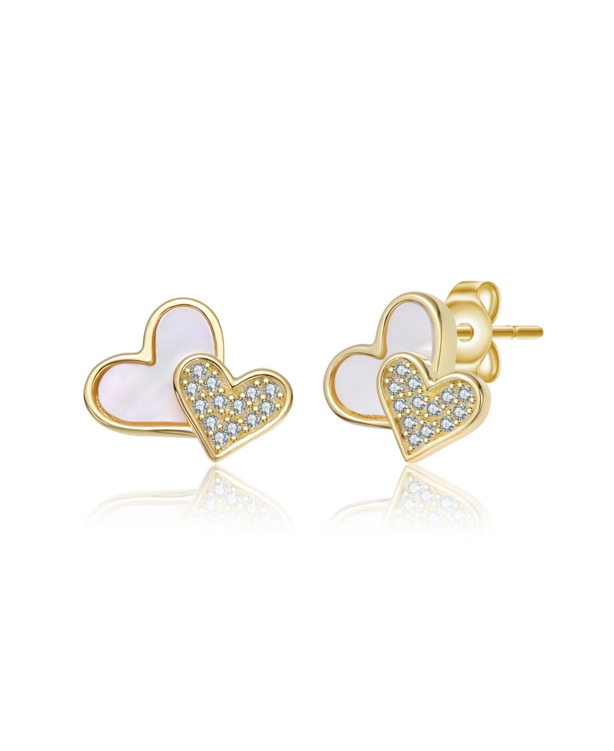Click here for GiGiGirl Sterling Silver 14K Gold Plated with Whit... prices