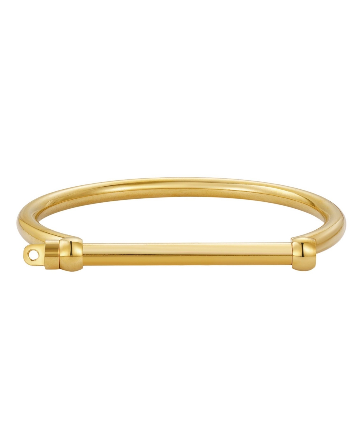 Click here for Adornia Tarnish Resistant Gold Screw Cuff Bracelet... prices