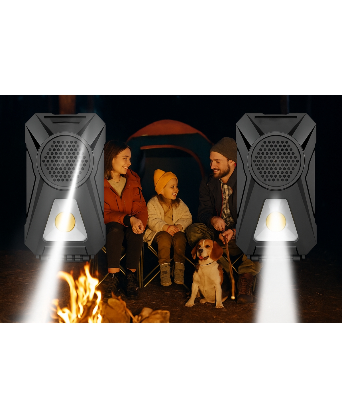 Click here for Wireless Camping light Bluetooth Speaker - Black prices