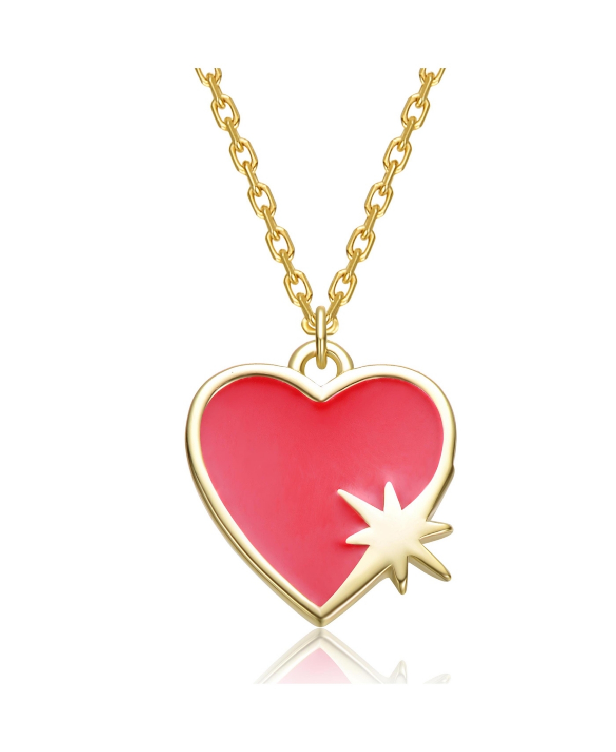 Click here for GiGiGirl 14K Gold Plated with Red Enamel Heart & S... prices