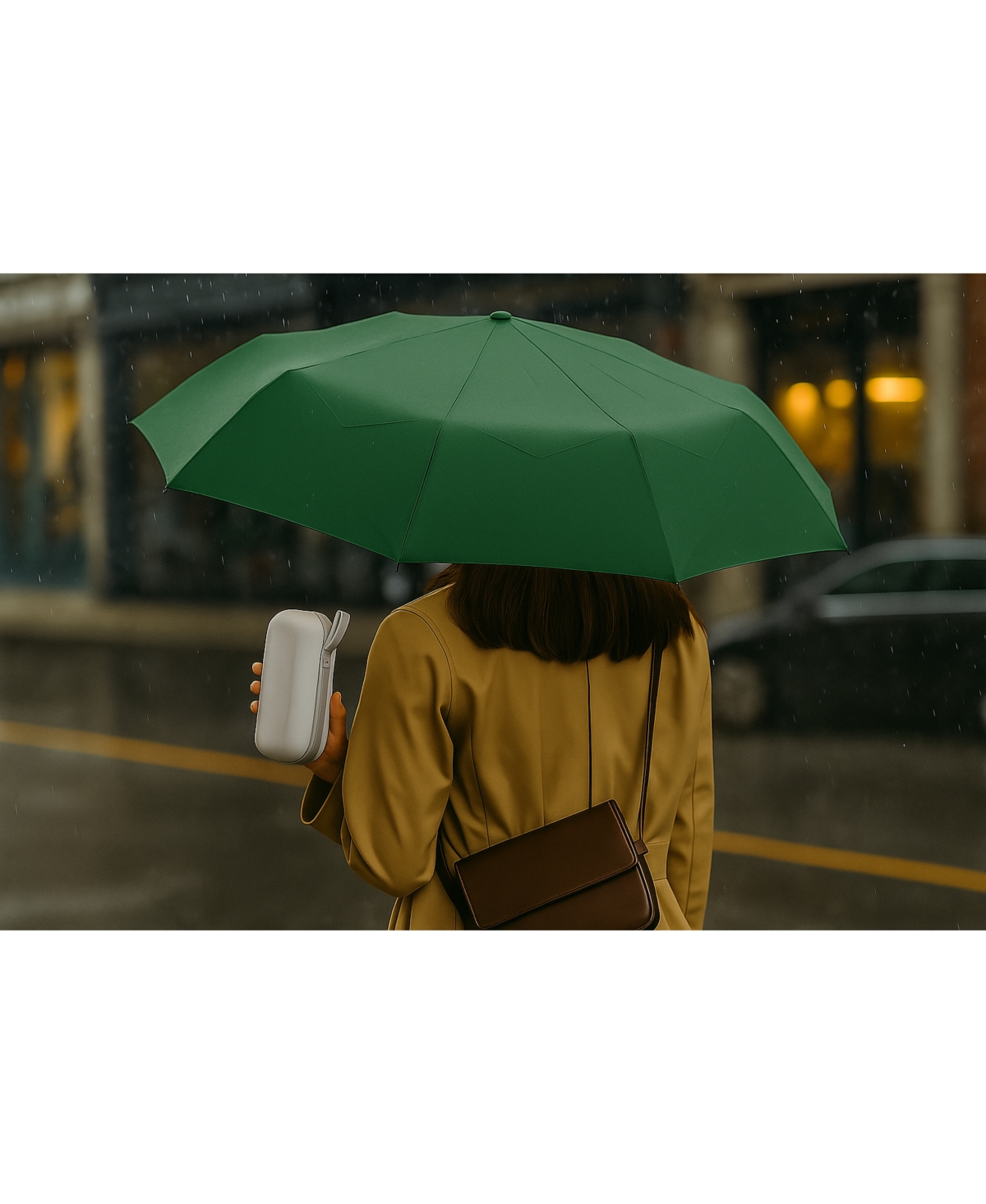 Click here for Seamless Outdoors Umbrella With Carry Case - Green prices