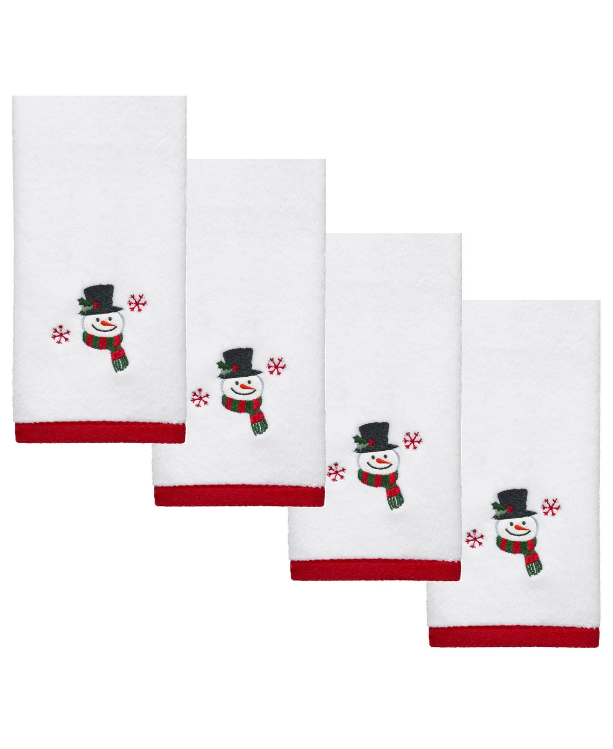 Click here for Avanti Winter Snowman Cotton 4-Pc. Fingertip Towel... prices