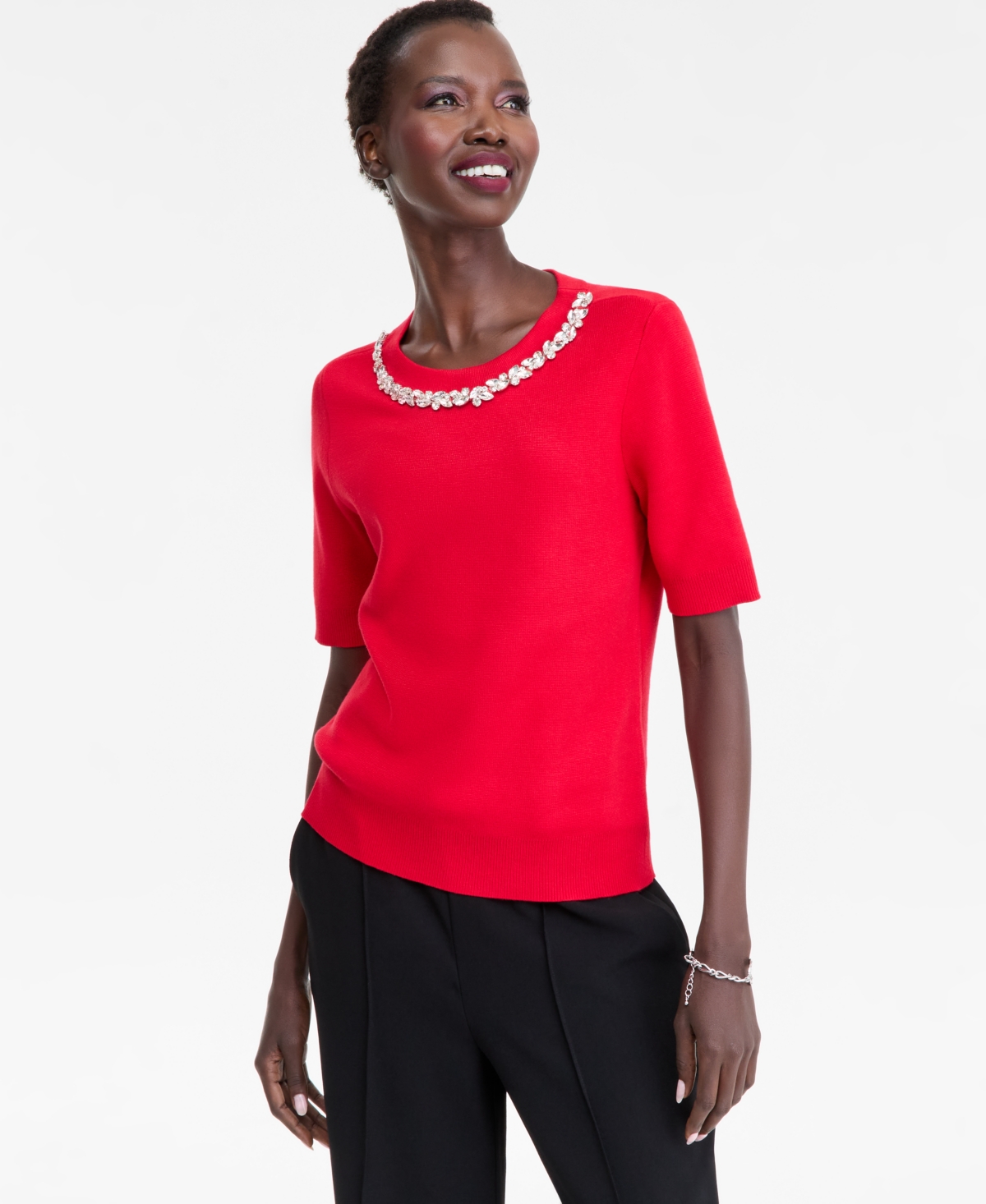 Click here for I.n.c. International Concepts Womens Short-Sleeve... prices