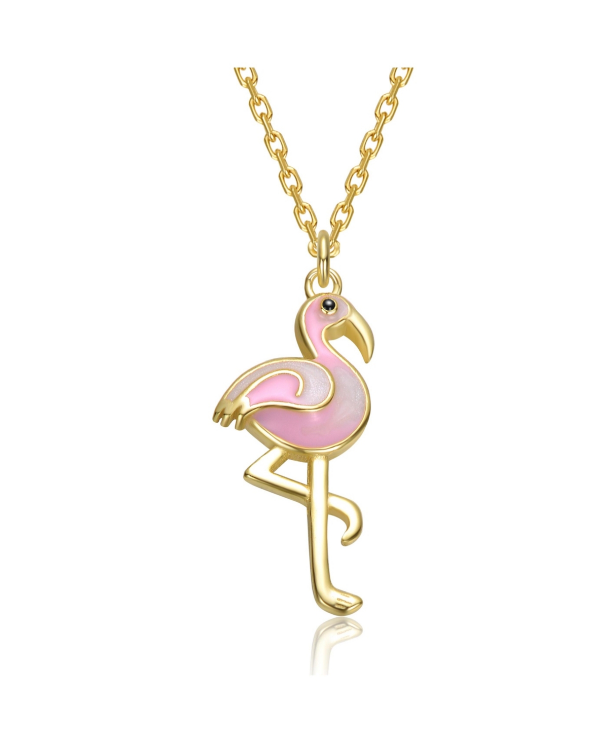 Click here for GiGiGirl 14K Gold Plated with Pink & White Enamel... prices