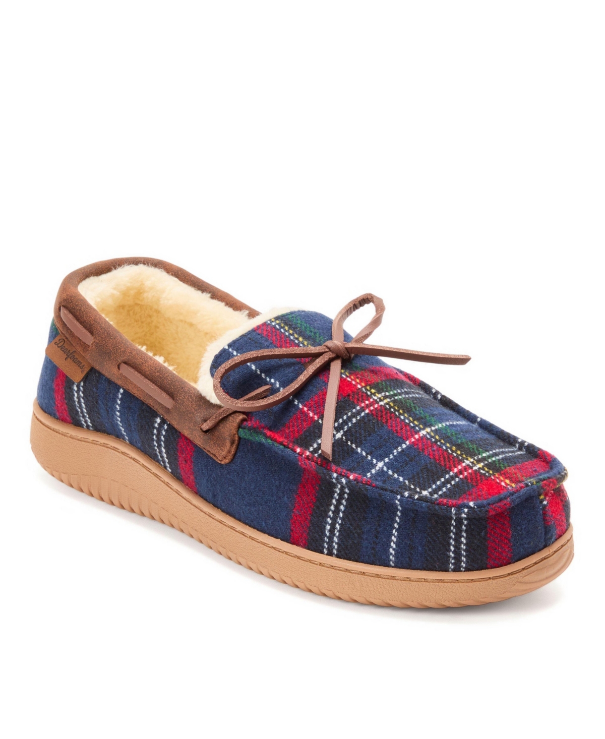 Click here for Dearfoams Mens Pierce Microsuede Moccasin House Sh... prices