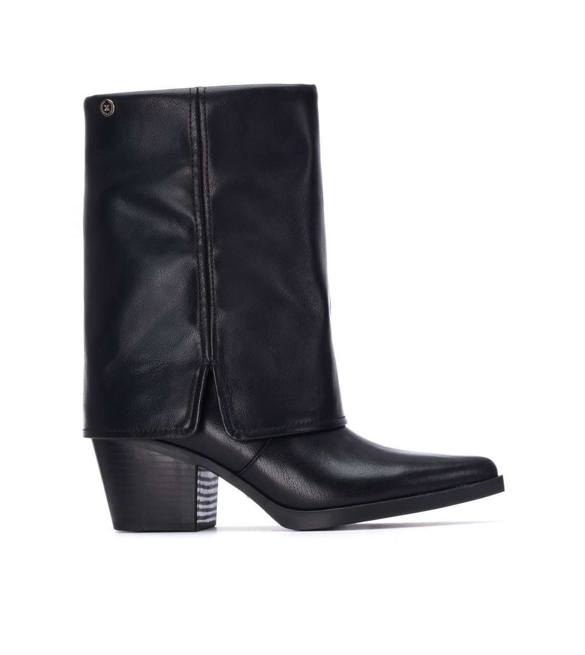 Click here for Xti Womens Foldover Booties By Xti - Black prices