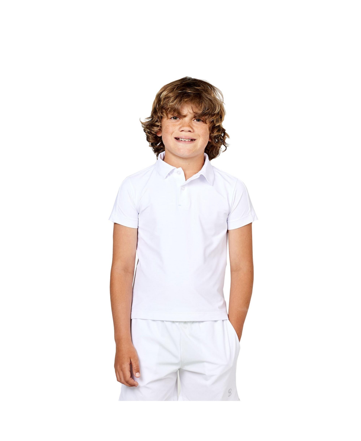 Click here for Sofibella Boys Sb Tennis Polo - White prices