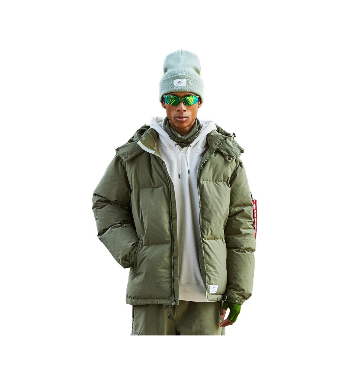 Click here for Alpha Industries Mens Puffer Parka - Og-107 green prices