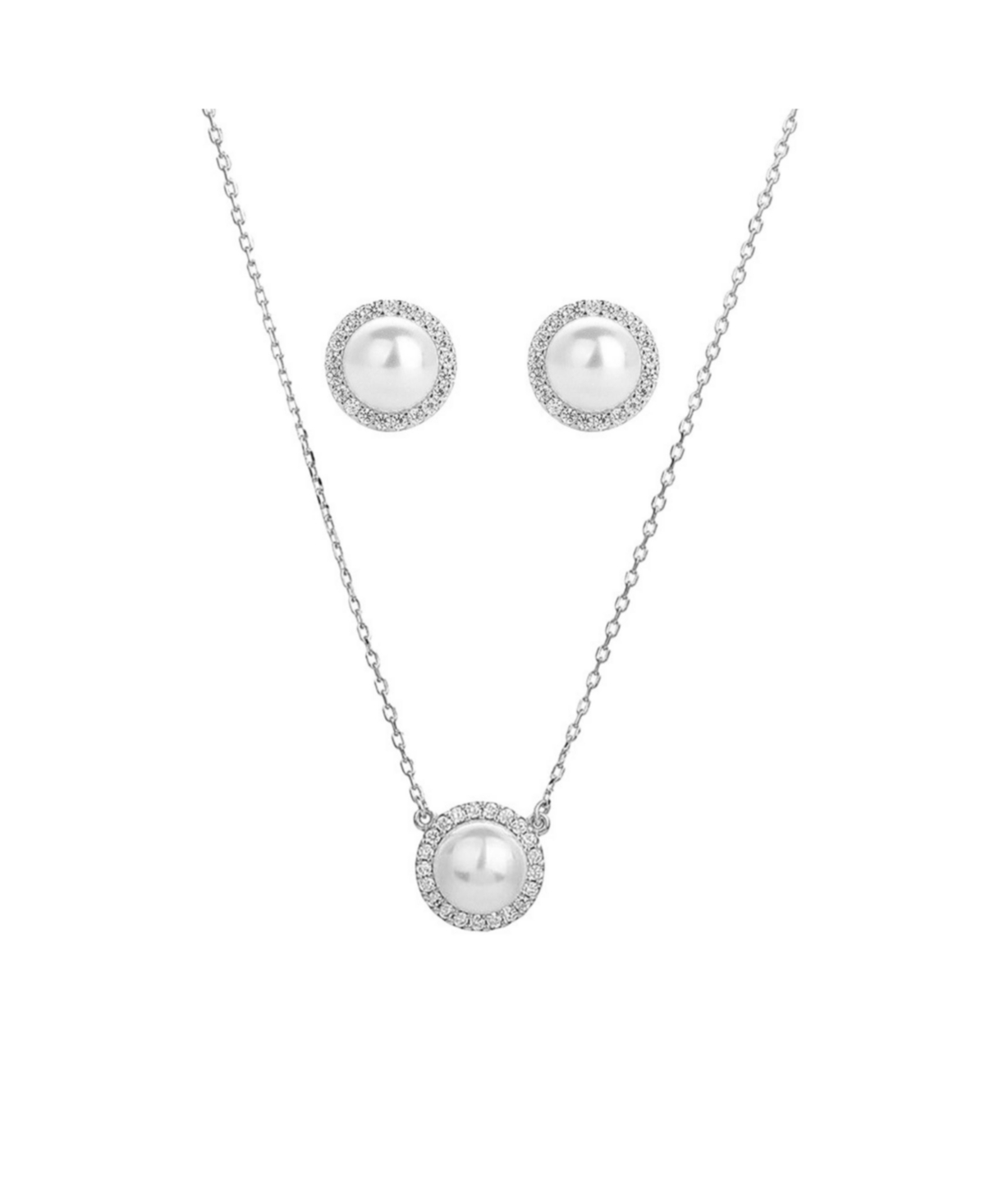 Click here for Sterling Silver 18k Gold Plated Eleanor Pearl Neck... prices