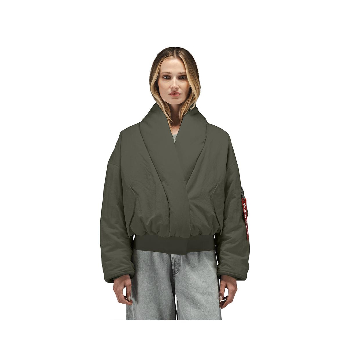 Click here for Alpha Industries Womens Shawl Collar Flight Jacket... prices