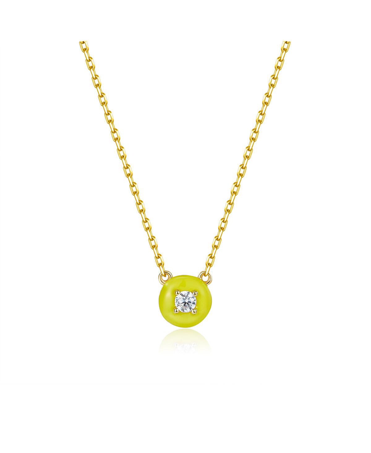 Click here for Anna Zuckerman Petit Cupcake Necklace in Yellow -... prices