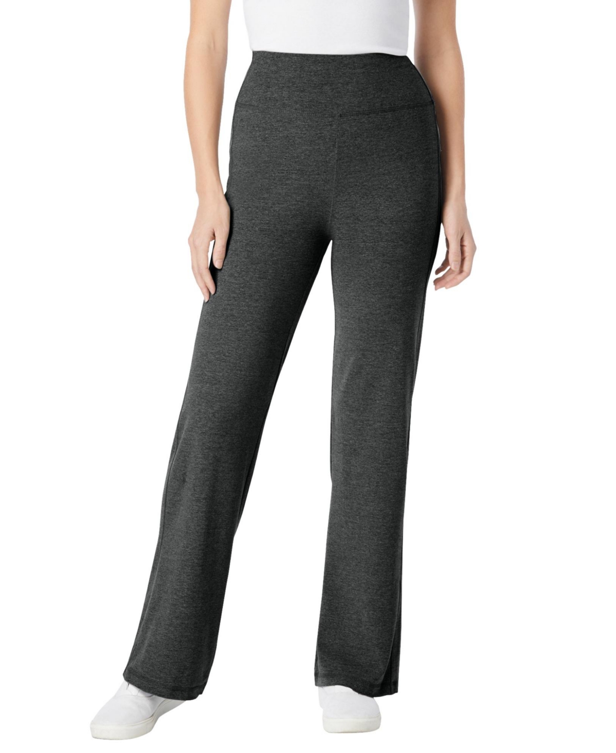 Click here for Woman Within Plus Size Within Stretch-Cotton Knit... prices