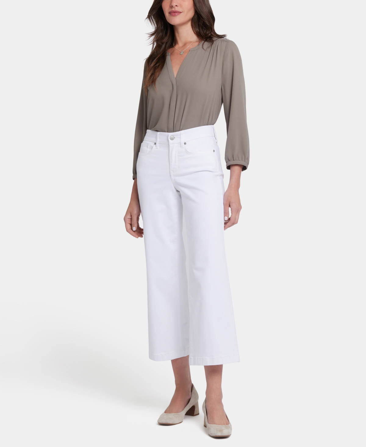 Click here for Nydj Womens Waist-Match Teresa Wide Leg Ankle Jean... prices