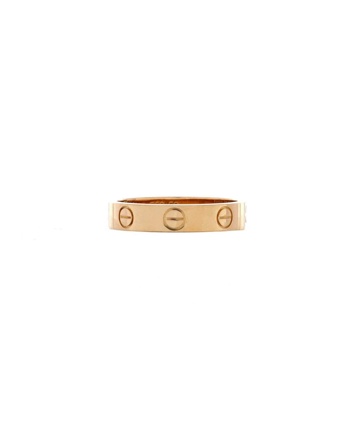 Click here for Pre-Owned Cartier Love Wedding Band Ring - 18k yel... prices