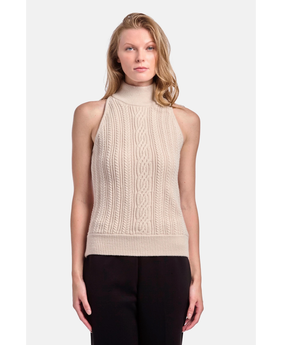 Click here for Capsule 121 Womens The Bloom Sweater - Beige sheen prices
