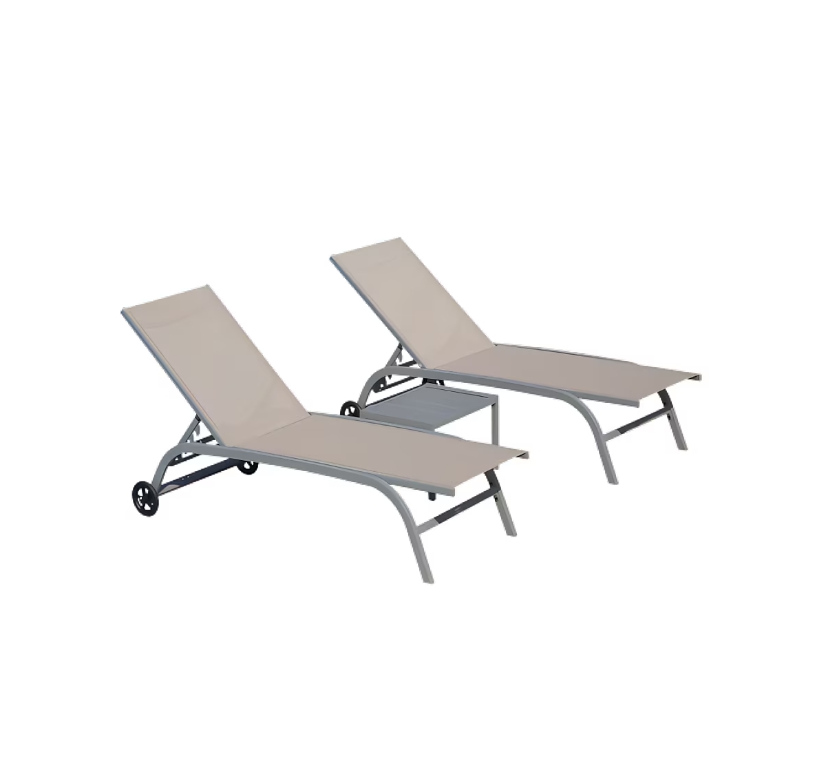 Click here for Chaise Lounge Outdoor Set of 3 3 -Piece Woven Pati... prices