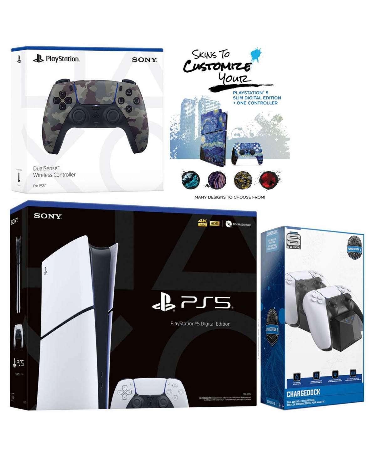 Click here for Sony Playstation 5 Slim Digital with Extra - Gray... prices