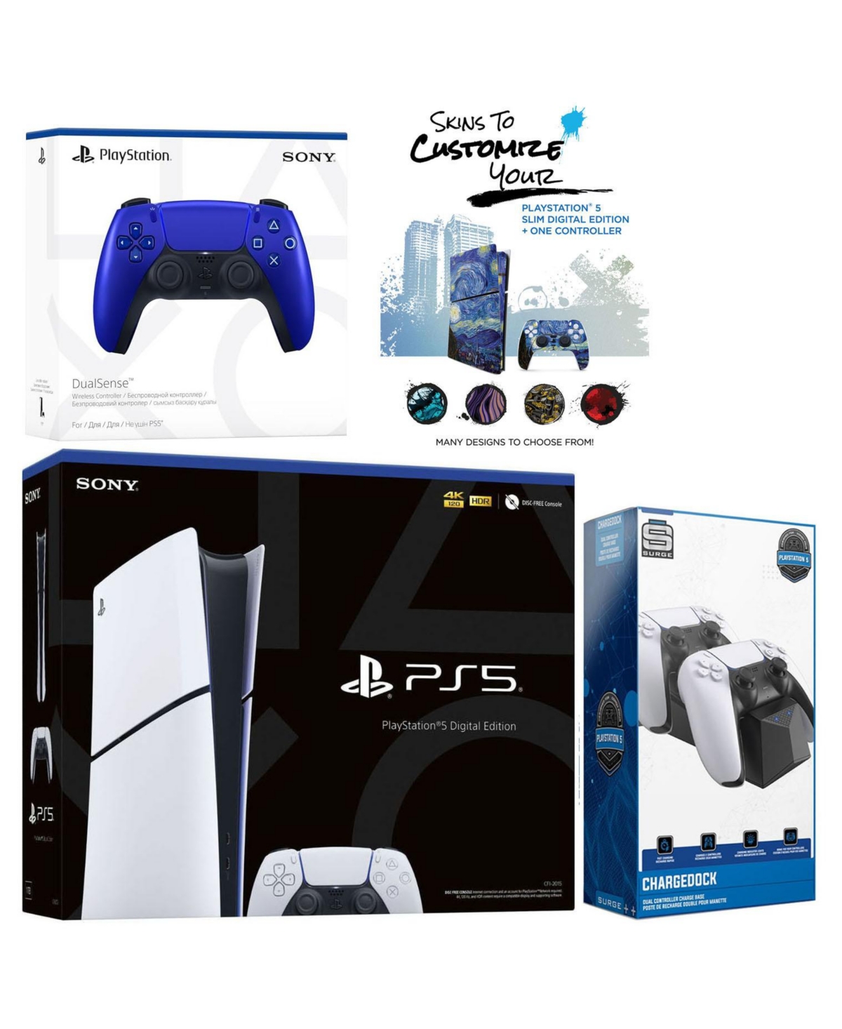 Click here for Sony Playstation 5 Slim Digital with Extra - Cobal... prices